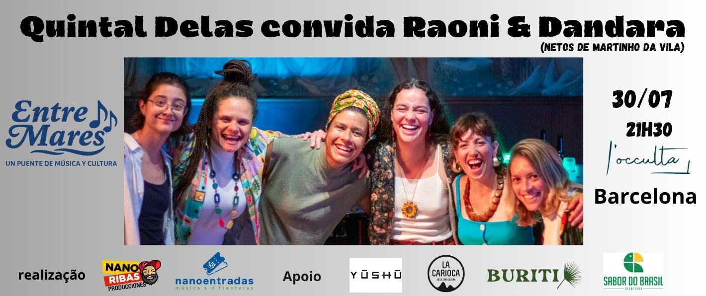 Compra tus entradas para Quintal Delas convida Raoni e Dandara